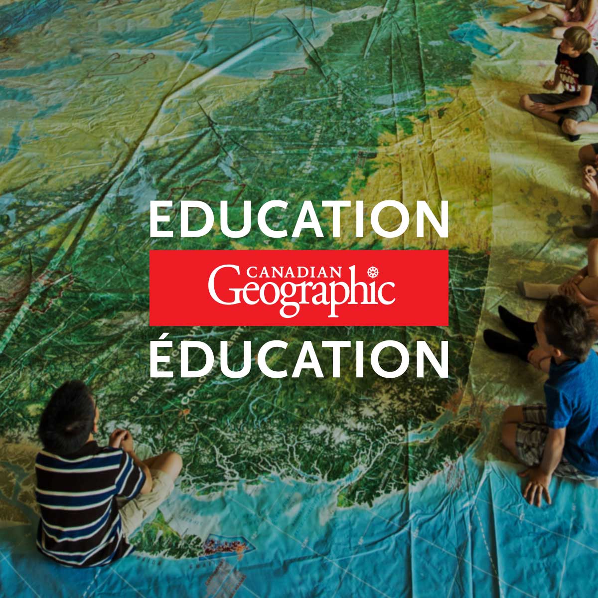 Giant Floor Maps – Overview | Canadian Geographic Education